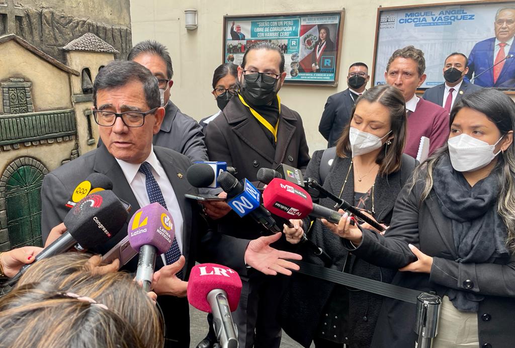 Presidente Del Congreso Es Necesario Que El Ministro Del Interior Dé