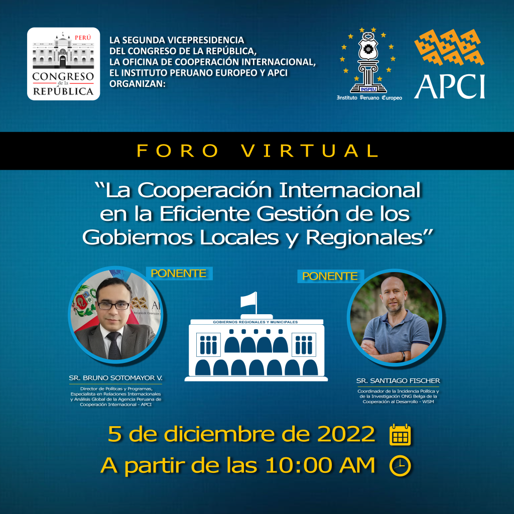 Invitación al Foro Virtual:“La Cooperación Internacional en la ...