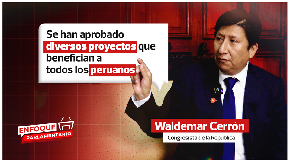 Mirando al Perú con Waldemar Cerrón: Seguridad, educación, trabajo y ...